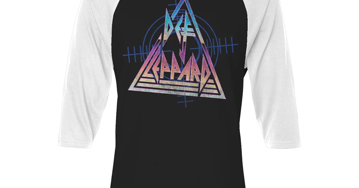 Def Leppard Target Practice Raglan