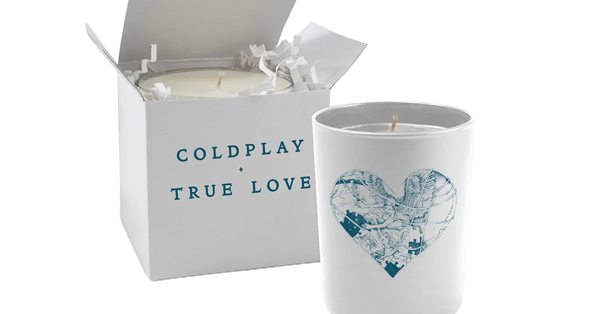 Coldplay TRUE LOVE - CANDLE