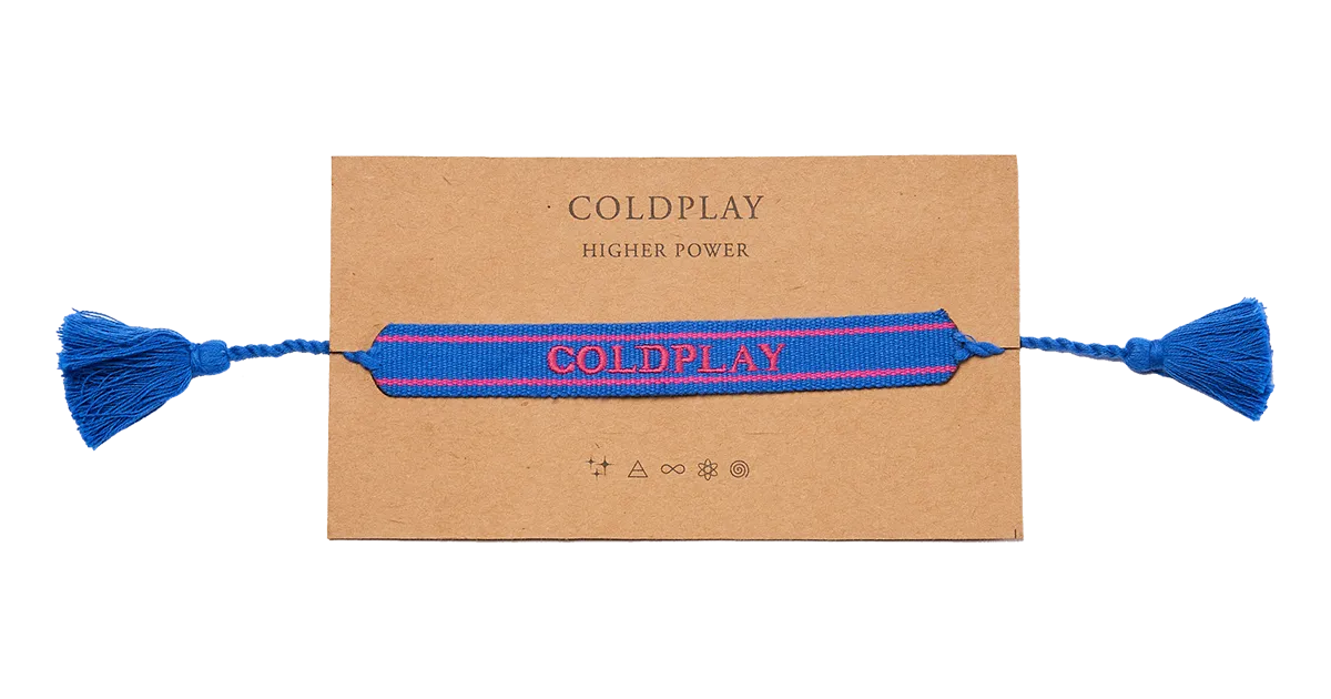 Coldplay BLUE BRACELET