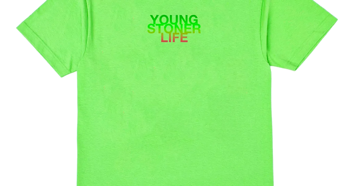 Young Thug Green YSL Slime Language T-Shirt + Slime Language Album ...