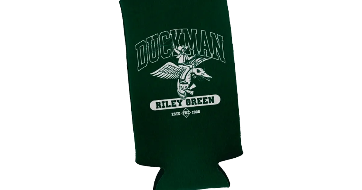 Riley Green Duckman Tall Boy Can Cooler