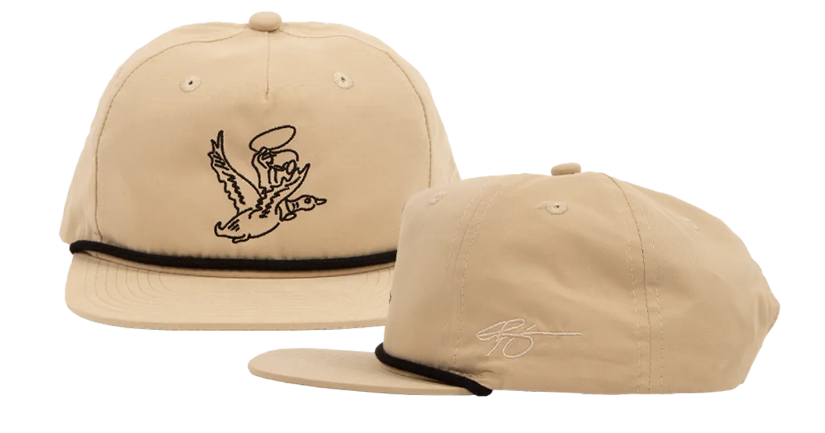 Riley Green Embroidered Duckman Hat - Birch