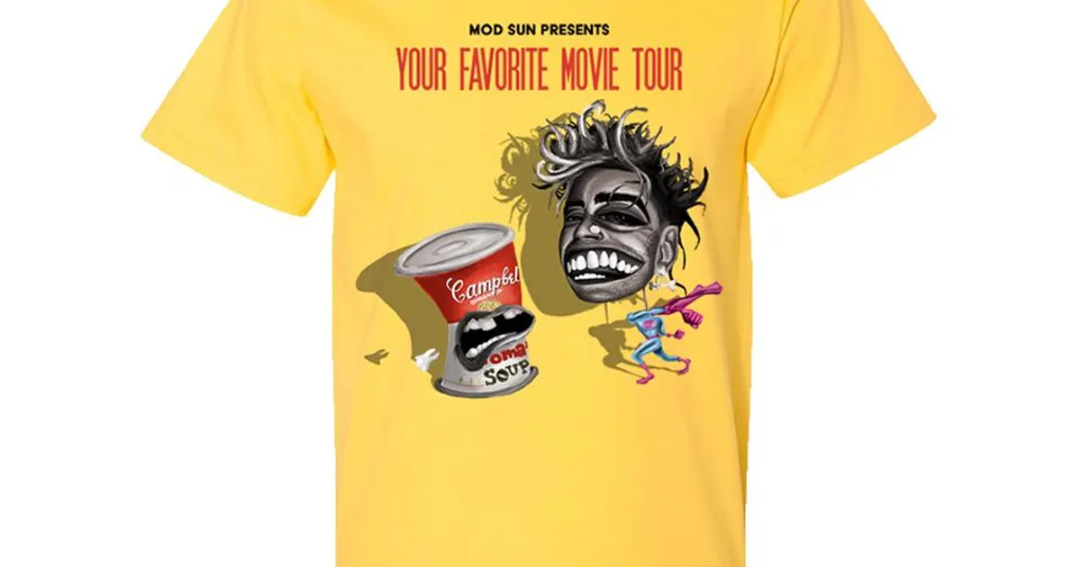 MOD SUN Your Favorite Movie Tour Tee
