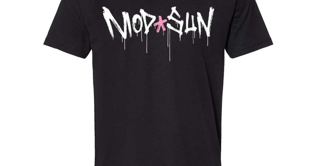 MOD SUN Drip Logo Black Tee