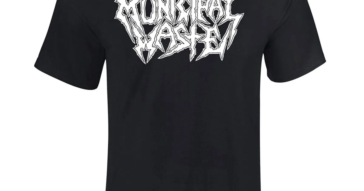 Municipal Waste Logo T-Shirt - Black