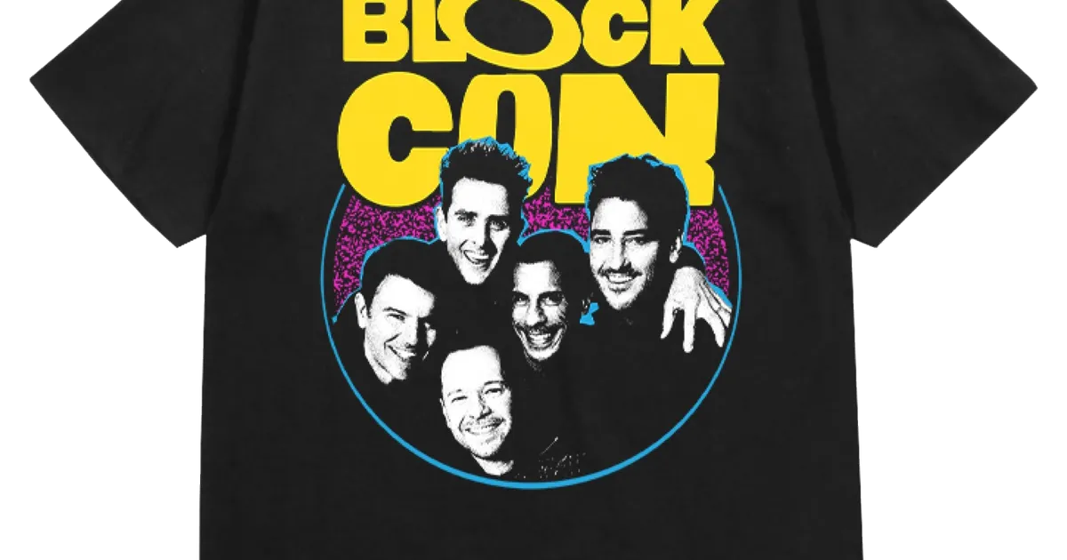 New Kids On The Block BLOCKCON event tee