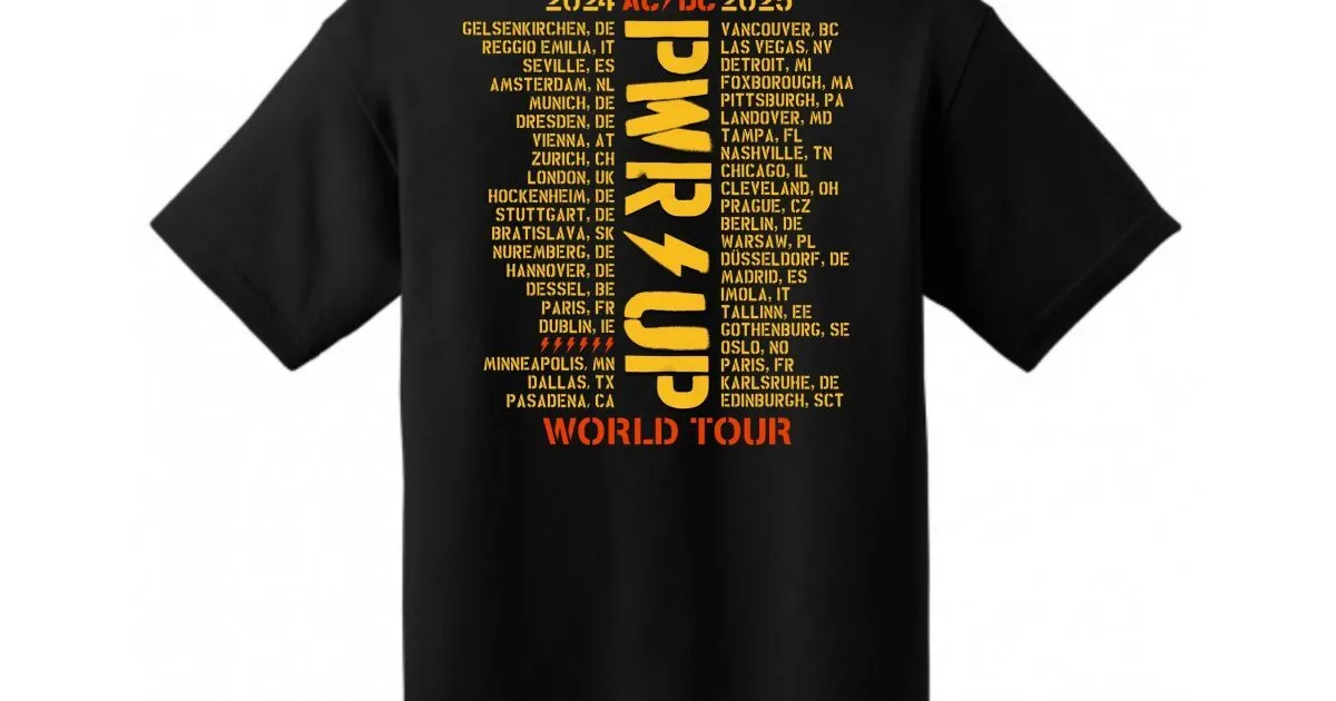 AC/DC PWR UP World Tour Kids T-Shirt