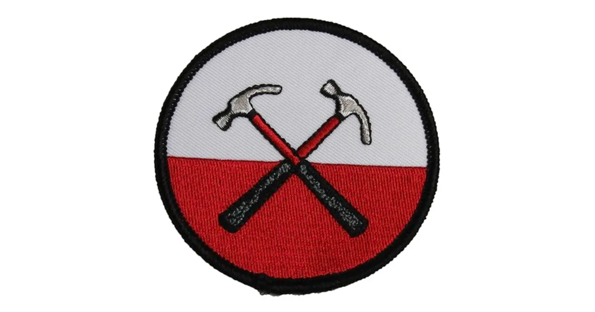Pink Floyd Crossed Hammers Patch