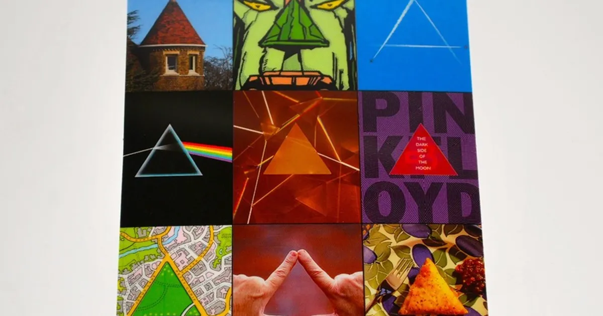 Pink Floyd Triangles Sticker