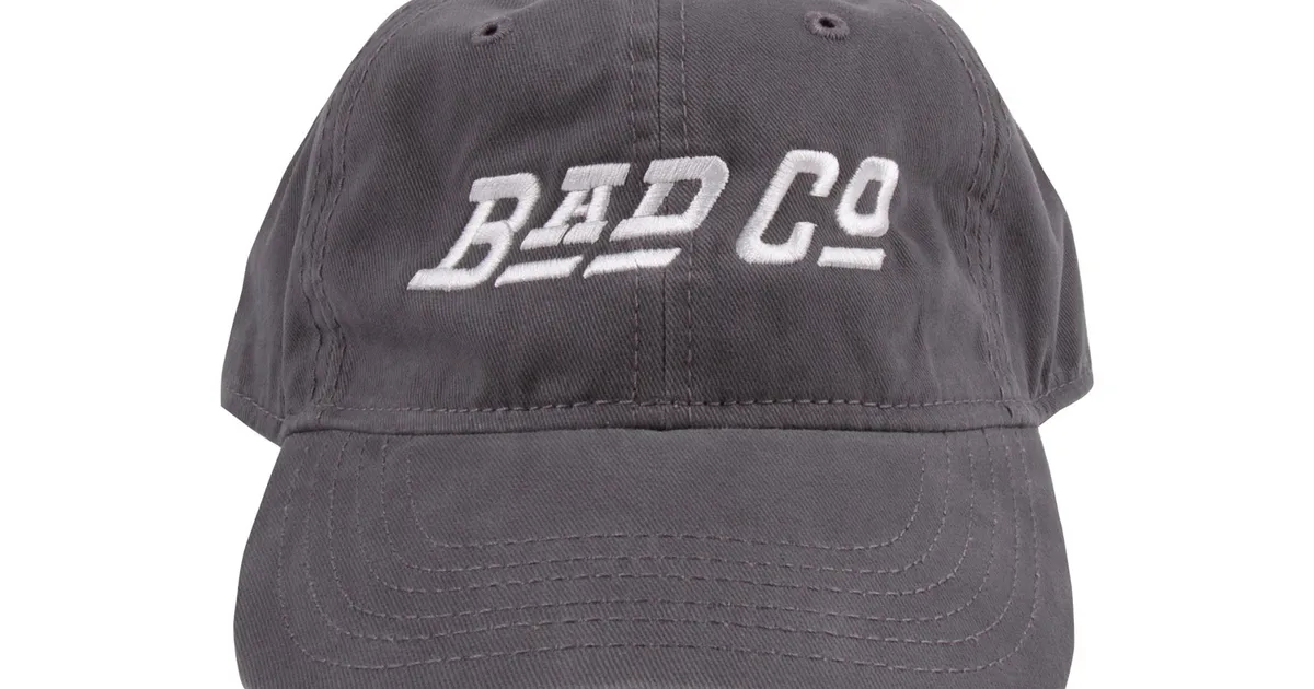 Bad Company Logo Unstructured Hat - Grey