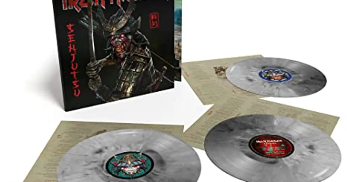 Iron Maiden - Senjutsu 3LP Silver/black