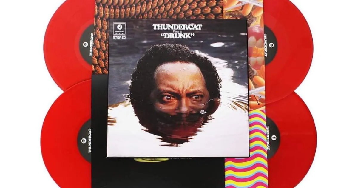 Thundercat - Drunk 4x10" red