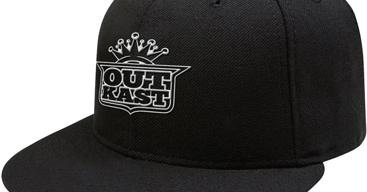 Outkast - Baseball Cap Outkast White Imperial Crown Logo Derhúfa
