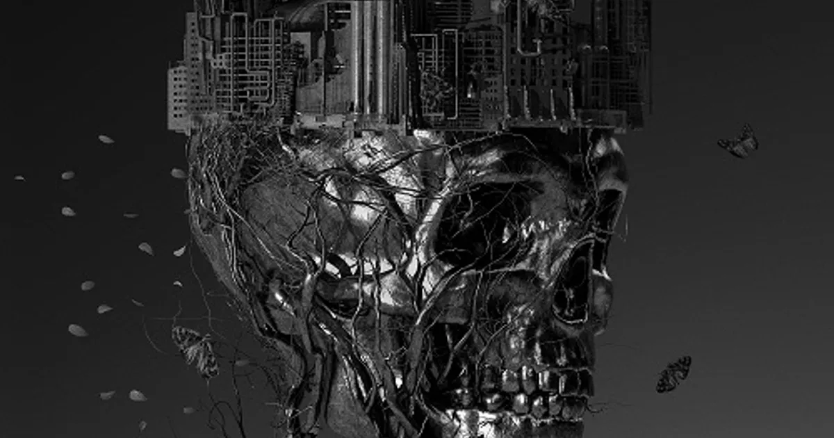 Caliban DYSTOPIA (TRANSPARENT PINK-BLACK MARBLED VINYL) Vinyl Record