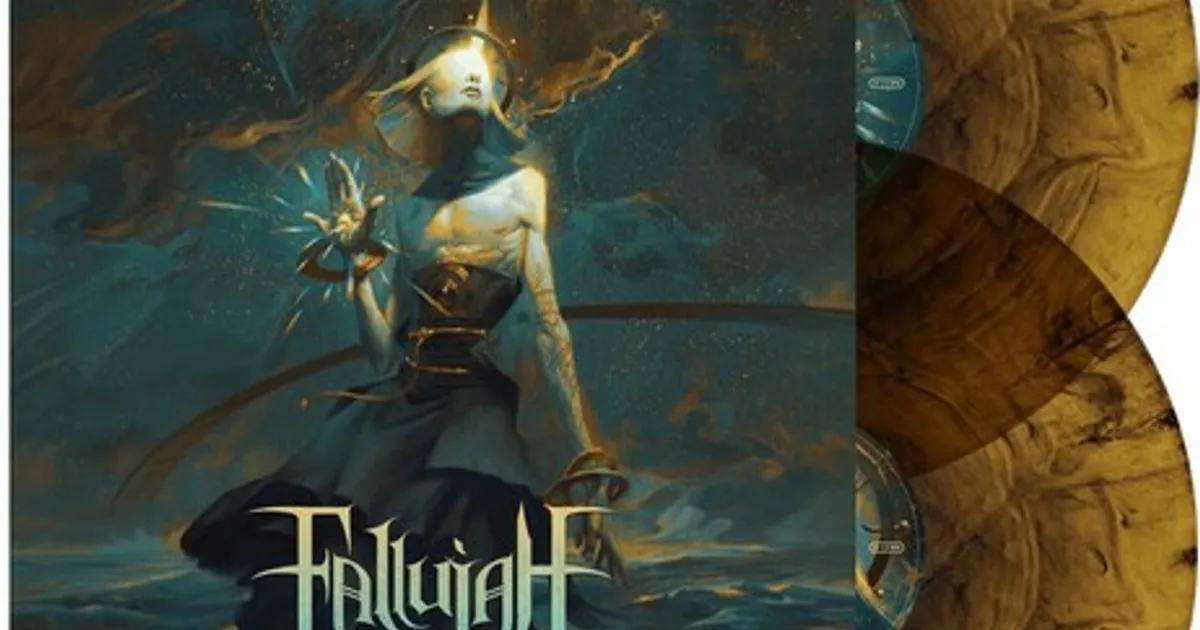 Fallujah EMPYREAN - GOLD & BLACK GALAXY Vinyl Record