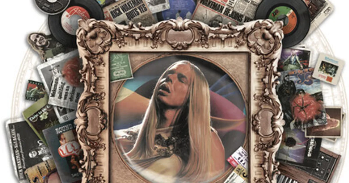 Rick Wakeman TWO SIDES OF YES - SILVER Vinyl Record