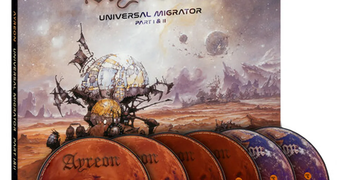 Ayreon UNIVERSAL MIGRATOR PART I & II - EARBOOK CD