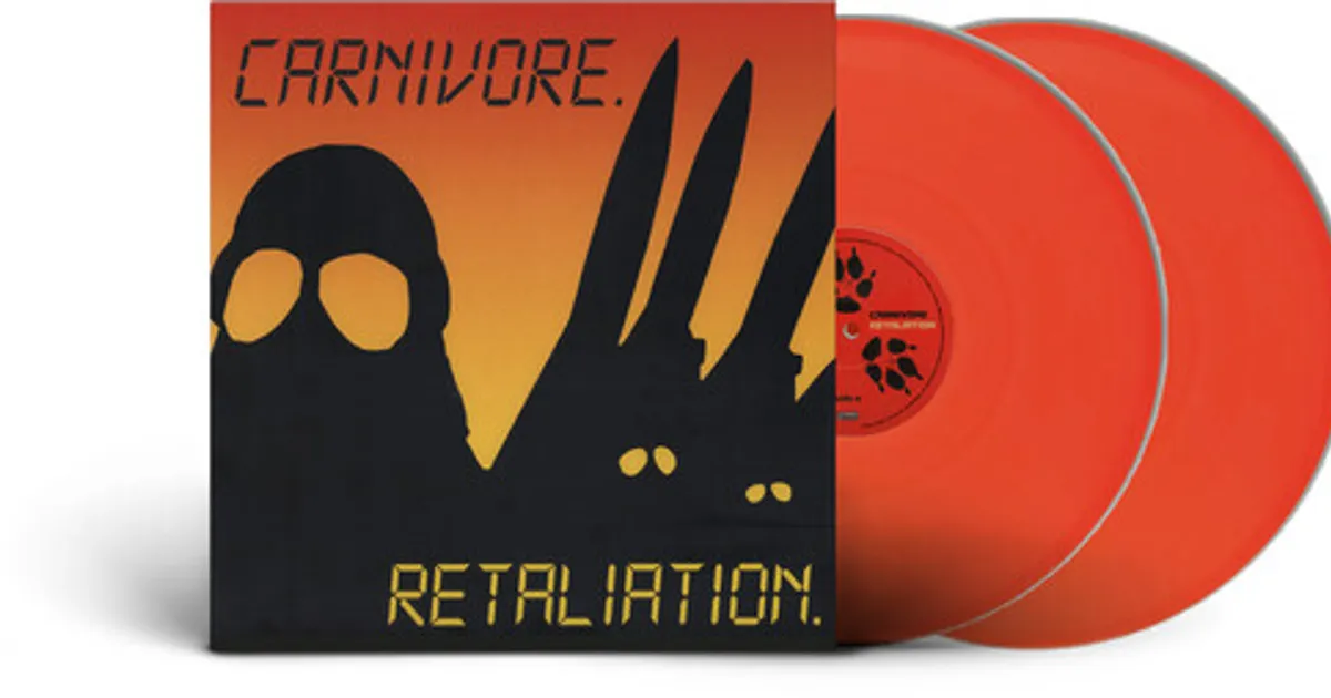Carnivore RETALIATION - NEON ORANGE Vinyl Record