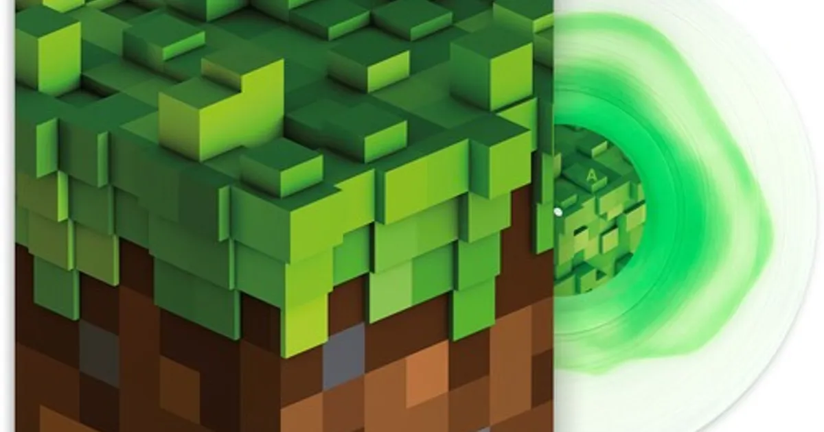 C418 Minecraft Volume Alpha - Original Soundtrack - Green/Clear Vinyl ...