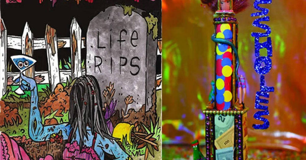 Mommy Long Legs LIFE RIPS / ASSHOLES Vinyl Record