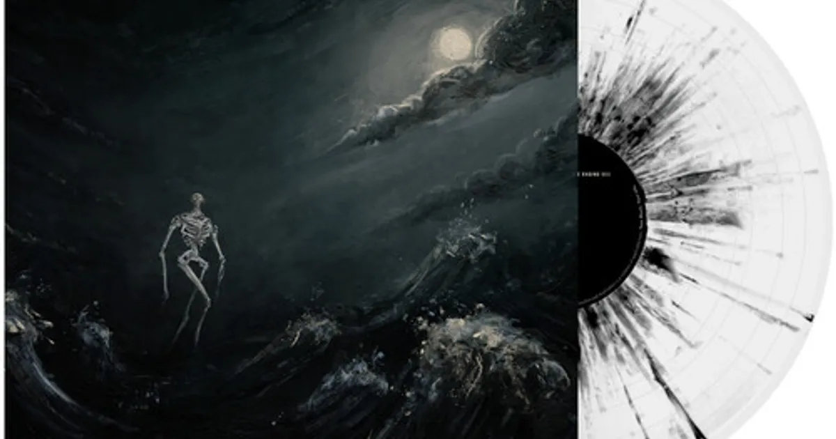 Broadside Into The Raging Sea (White & Black Splatter) Vinyl Record