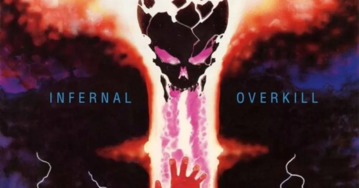 Destruction INFERNAL OVERKILL - GOLDEN Vinyl Record