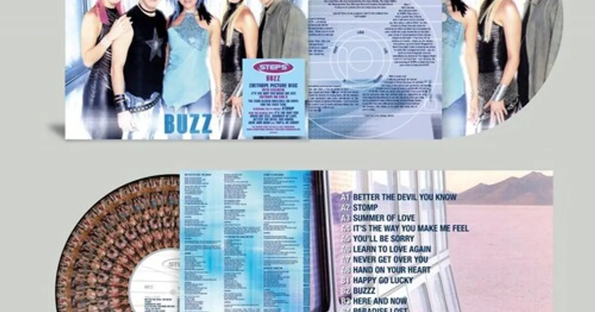 Steps Buzz (Zoetrope Picture) Vinyl Record