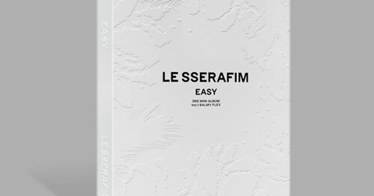 LE SSERAFIM 3RD MINI ALBUM 'EASY' BALMY FLEX CD