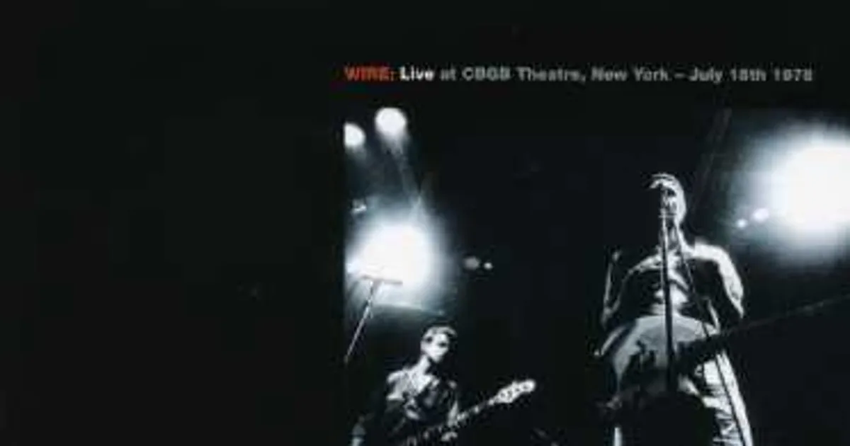 Wire LIVE AT THE ROXY / LIVE AT CBGB THEATRE CD