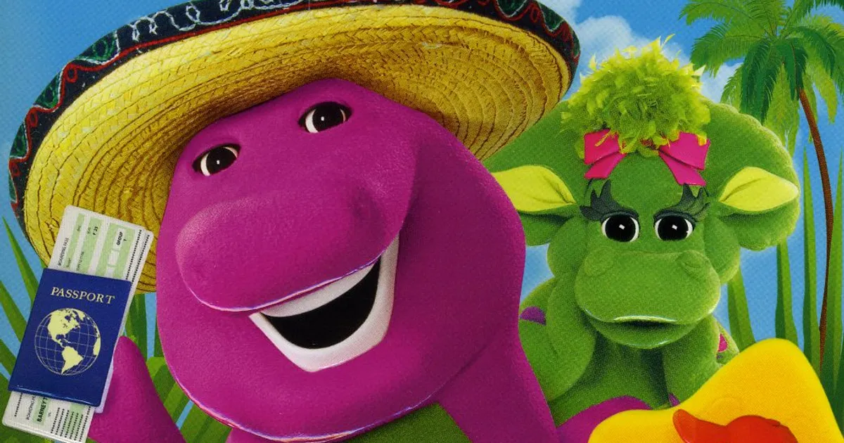 Barney LET'S GO ON VACATION DVD