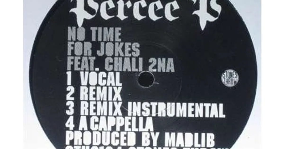 Percee P NO TIME FOR JOKES Vinyl Record