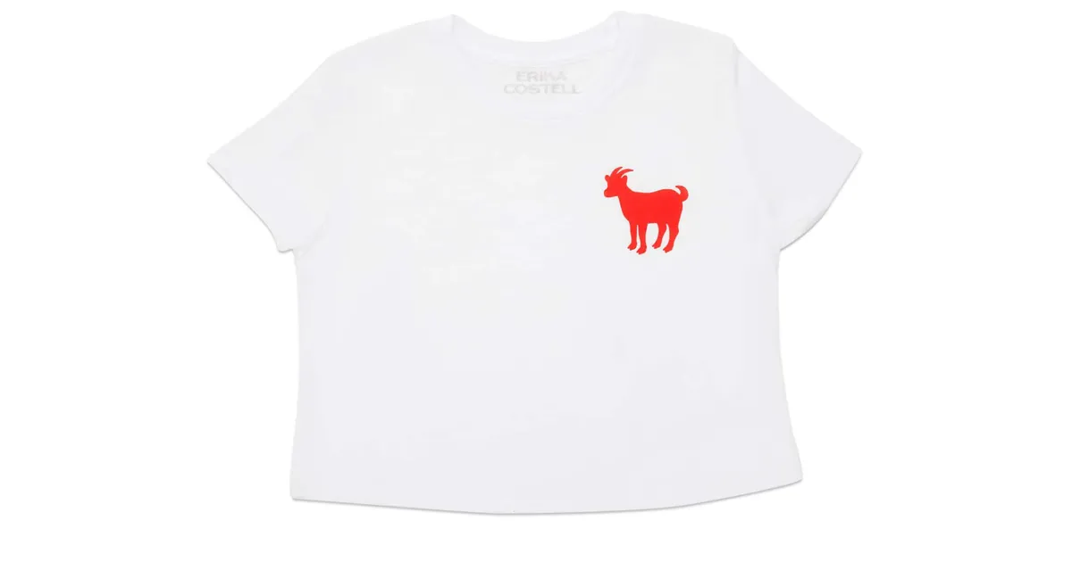 Erika Costell The Goat Women's Cropped Tee