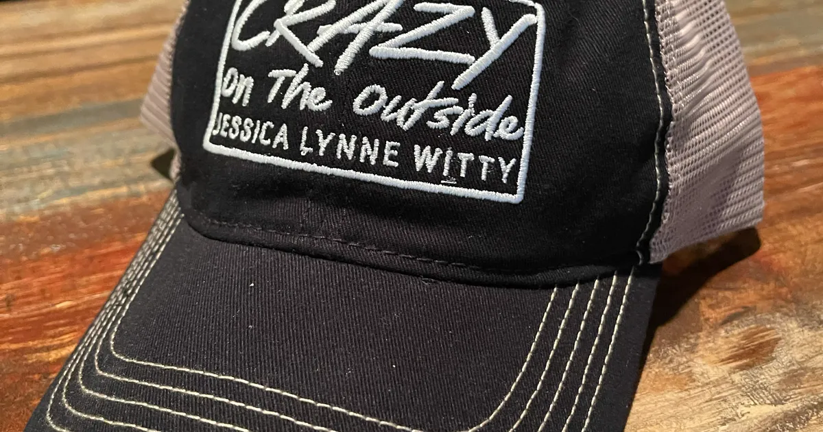 Jessica Lynne Witty Crazy On The Outside Trucker Hat