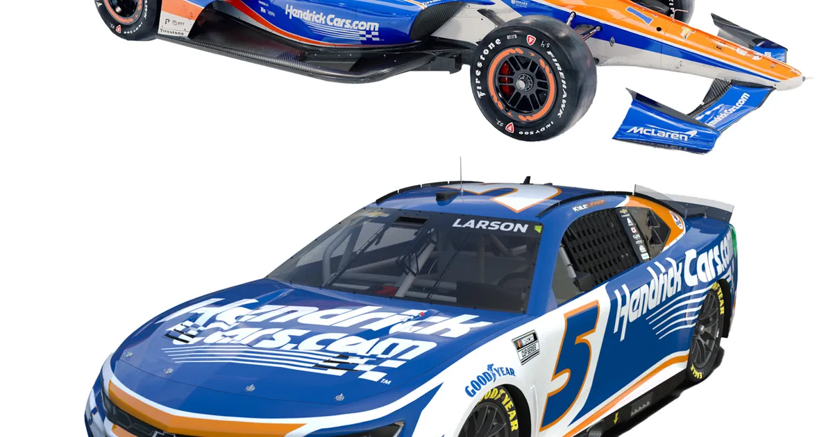 Hendrick Motorsports AUTOGRAPHED Kyle Larson 2024 H1100 HendrickCars ...