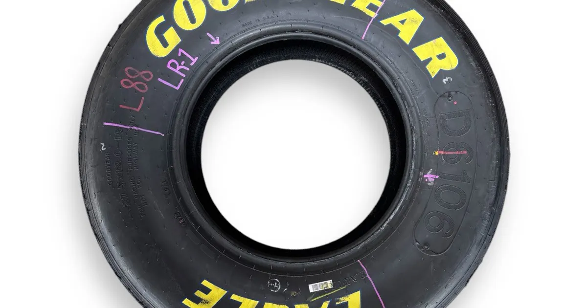 Hendrick Motorsports Race Used 2025 Corey Day #17 NXS Tire - Bristol 2