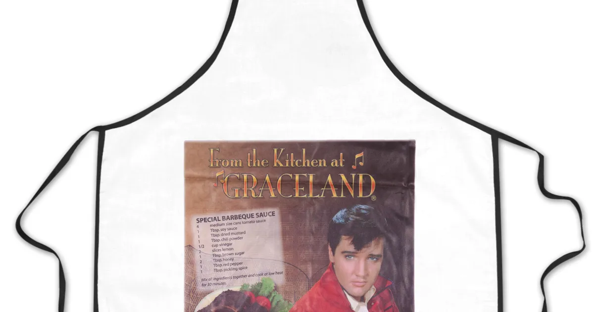Elvis Presley BBQ Apron