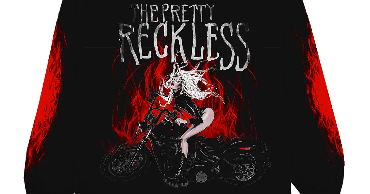 The Pretty Reckless Motorcycle Long Sleeve Tee