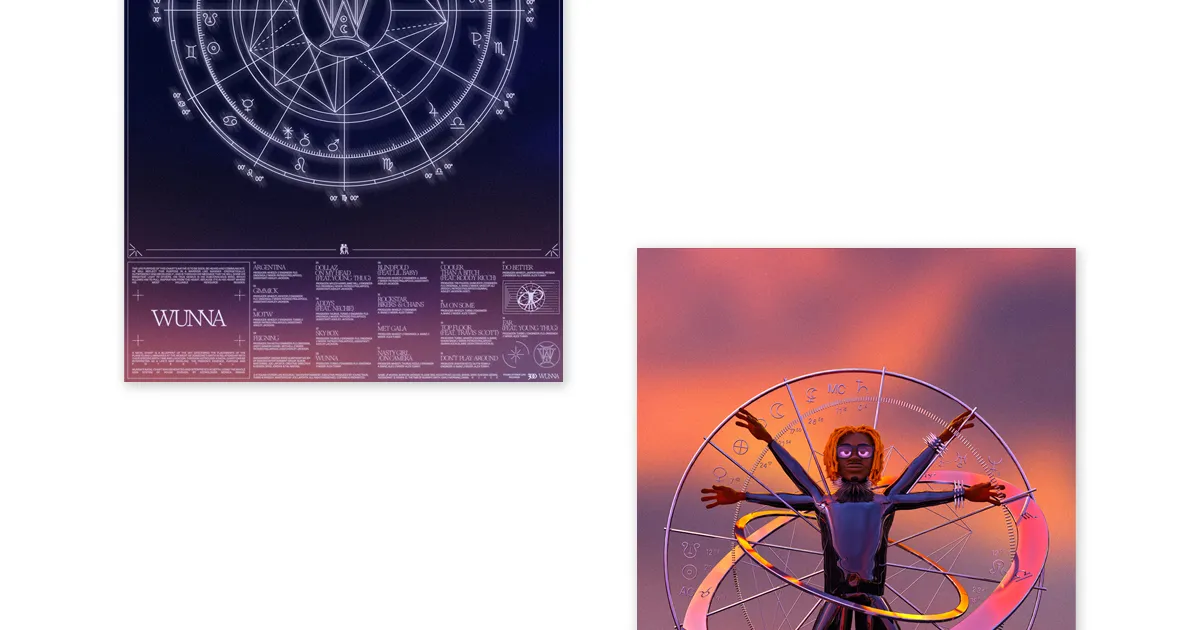 Gunna Birth Chart Poster