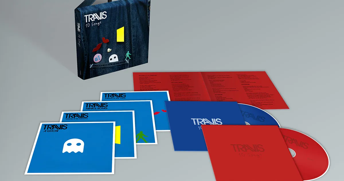 Travis 10 Songs - Deluxe CD + "A Ghost" Lyric Sheet + Bonus Disc ...