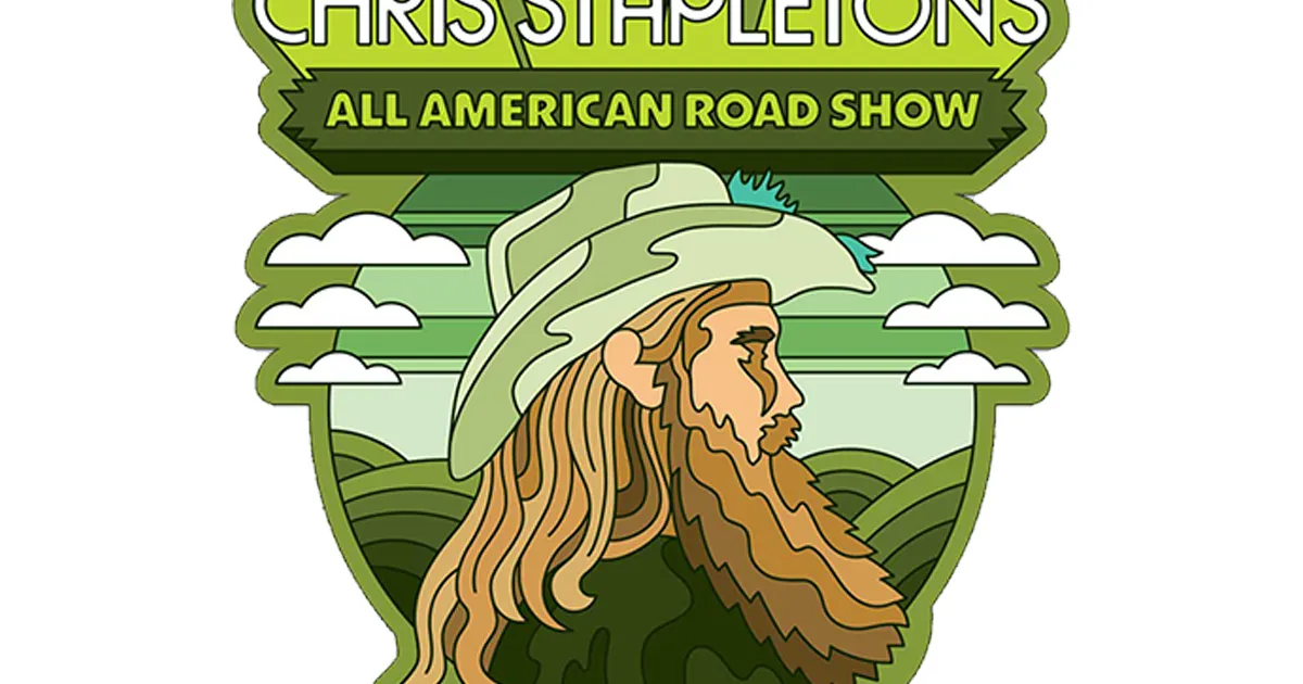 Chris Stapleton Stapleton 2023 Admat Sticker