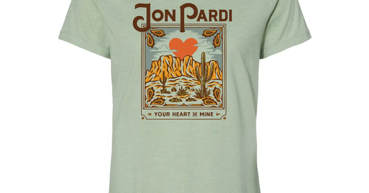 Jon Pardi Women's Your Heart Or Mine Tee