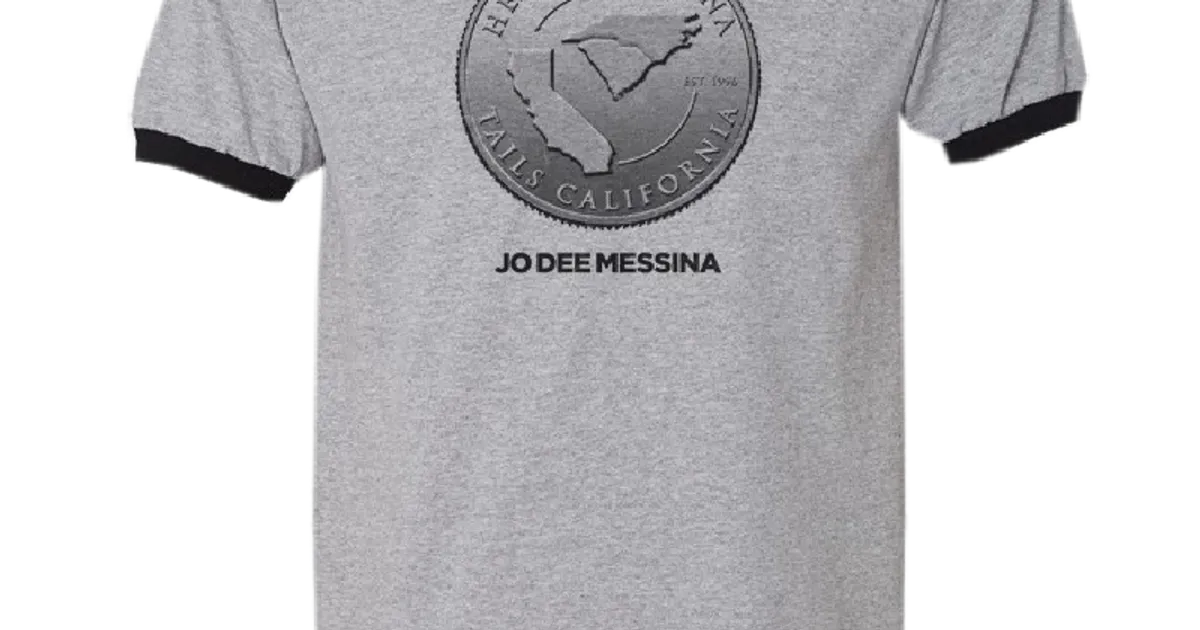 Jo Dee Messina Heather and Black Ringer Tee