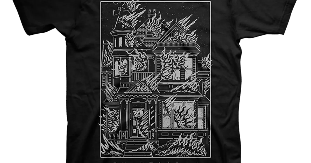 Phantogram Burning House Tour Tee