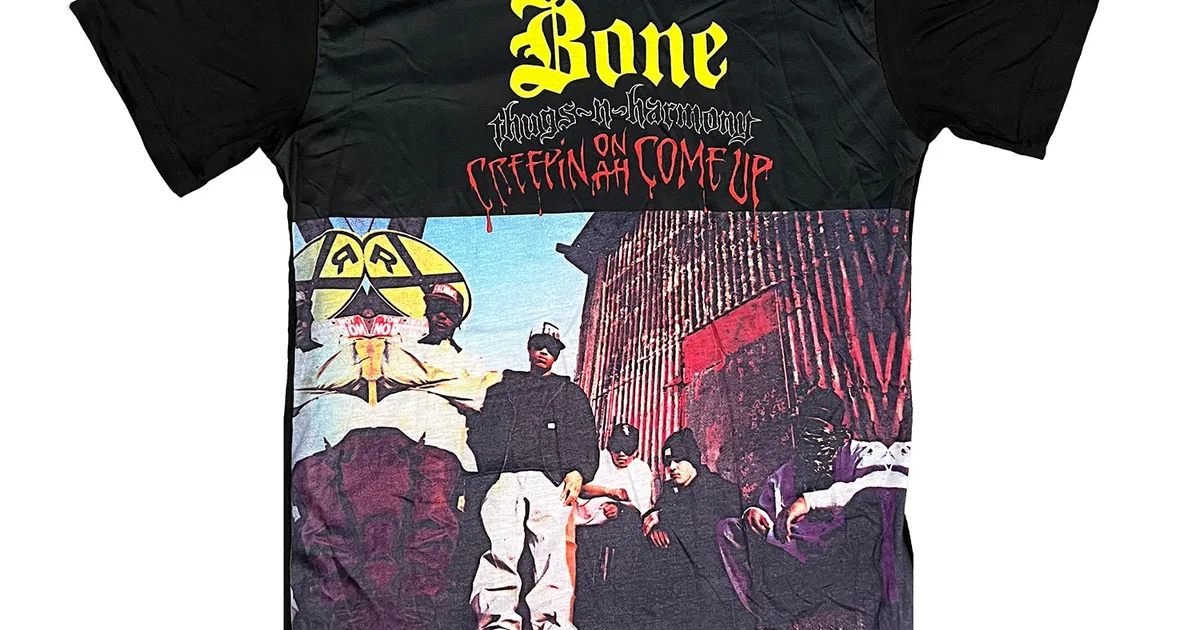 Bone Thugs-N-Harmony CLEARANCE Creepin Album Cover Sublimated Tee