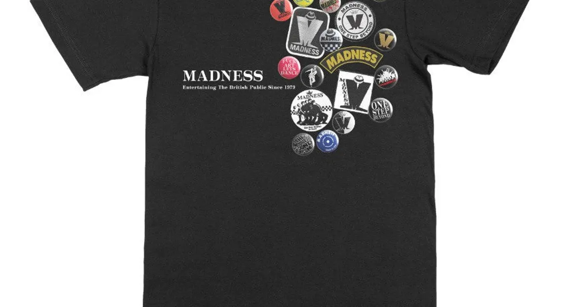 Madness Badge Collector Black T-Shirt