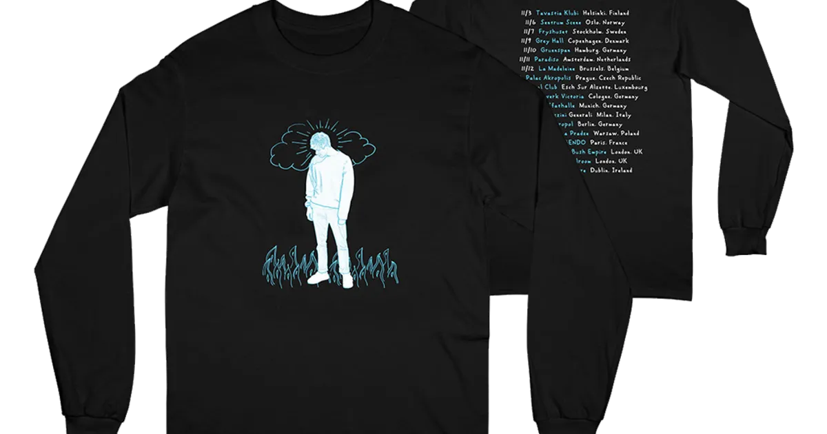 Alec Benjamin TOUR 2019 L/S BLACK T-SHIRT