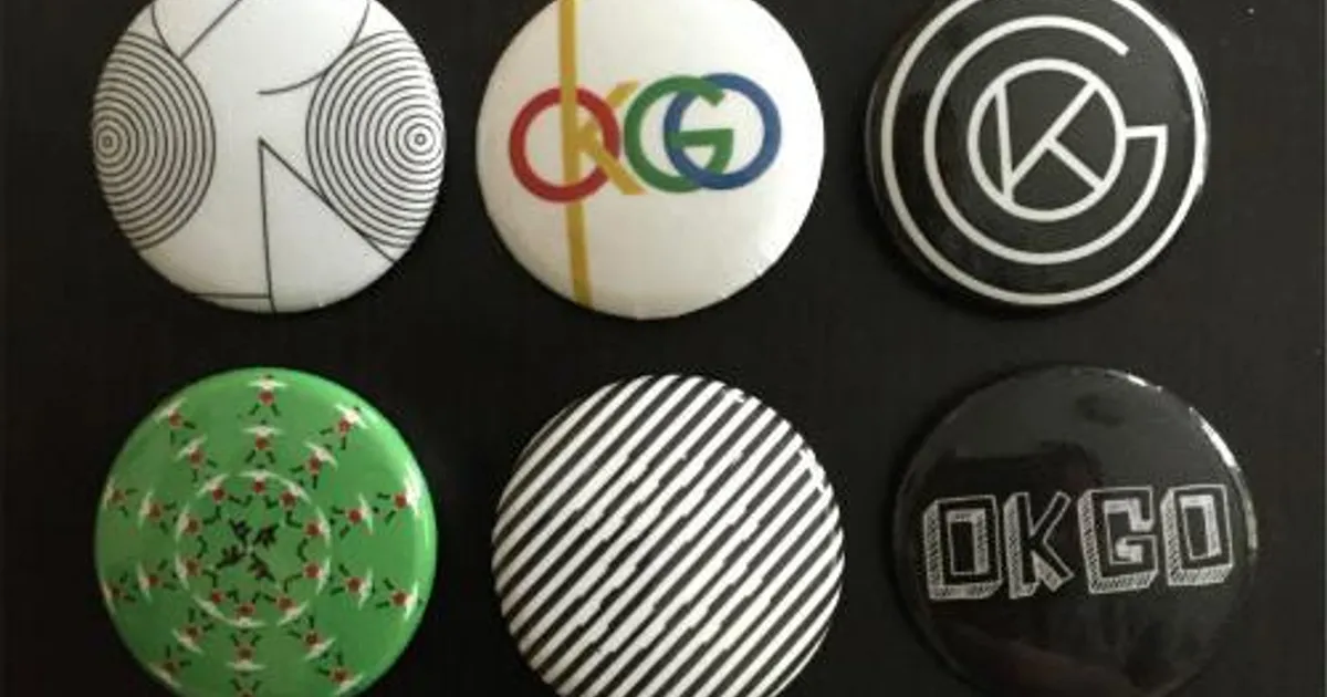 OK Go - Logo Button Pack
