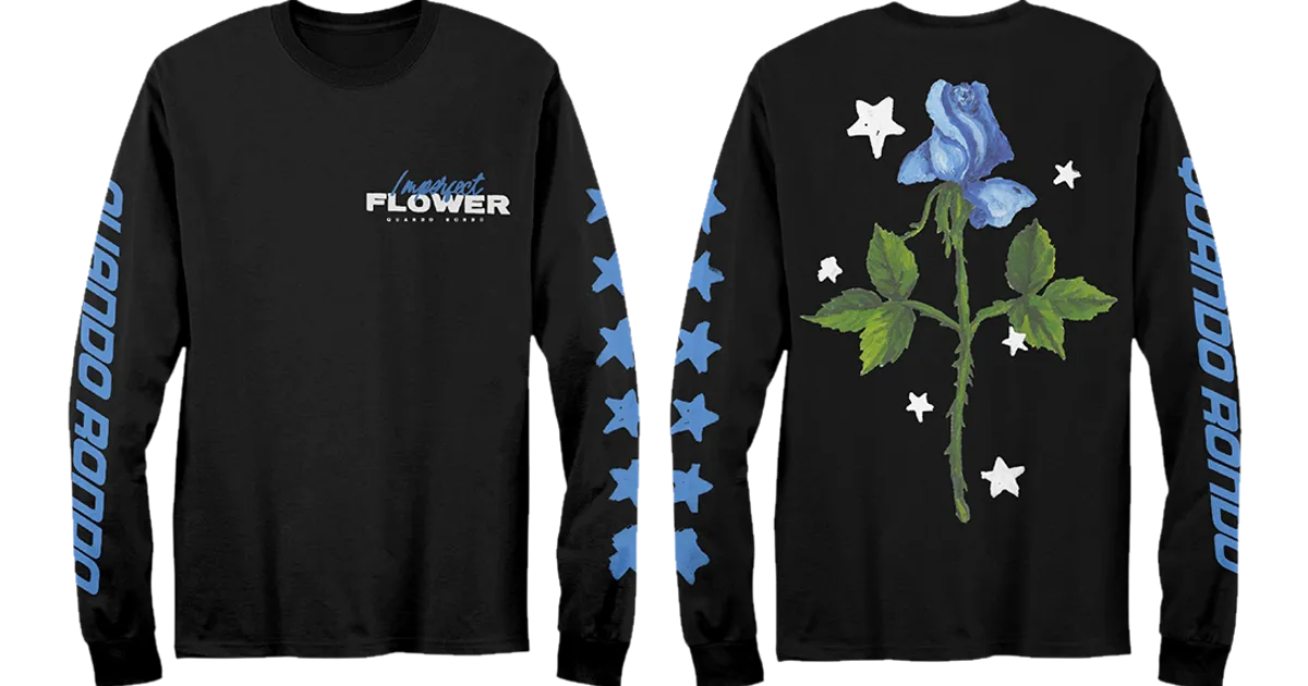Quando Rondo Imperfect Flower Paint Long Sleeve