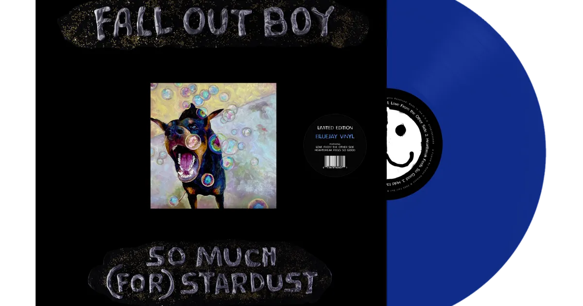 Fall Out Boy So Much (For) Stardust Navy Blue Annihilation Vinyl
