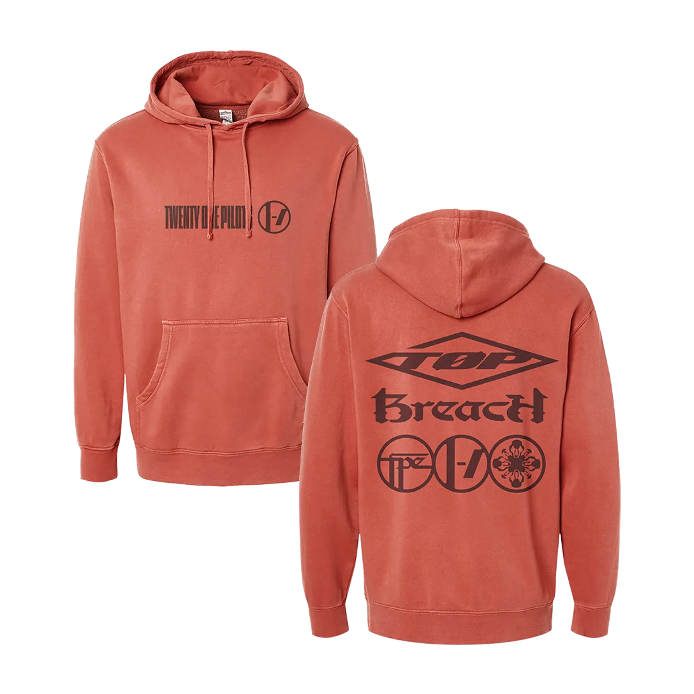 Twenty One Pilots Breach Red Hoodie
